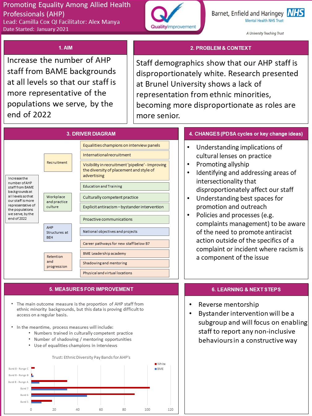 Promoting Equality Among Allied Health Professionals (AHP) | NLFT QI